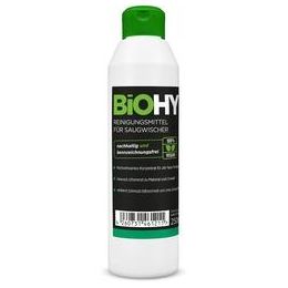 BiOHY Reinigungsmittel für Saugwischer, Reiniger für Nass- und Trockensauger, Bodenwischpflege, Bio Reiniger 1 x 250 ml Flasche