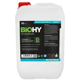 BiOHY Grundreiniger, Grundreinigungsmittel, Universalreiniger, Bio-Konzentrat 1 x 6 Liter Kanister