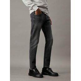 Calvin Klein Jeans Slim-fit-Jeans SLIM in klassischer 5-Pocket-Form, grau