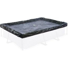 EXIT Trampolin-Abdeckplane rechteckig, 153x214cm, schützt das Trampolin gegen Wetter und Schmutz, schwarz