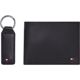 Tommy Hilfiger Geldbörse GP ETON CC AND COIN PCKT KEYFOB, schönes Geschenkset, schwarz