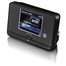 Mendler PEAQ PDR10BT-B Digitalradio, DAB+, FM, Internet Radio, Bluetooth, Schwarz