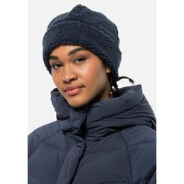 Jack Wolfskin Beanie HIGH CURL BEANIE W, blau