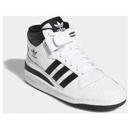 Menabo Sneaker ADIDAS ORIGINALS "FORUM MID" Gr. 38,5, schwarz-weiß (cloud white, core black, cloud white) Schuhe Sneaker
