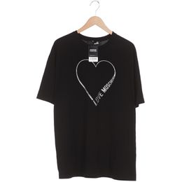 Love Moschino Damen T-Shirt, schwarz, Gr. 42