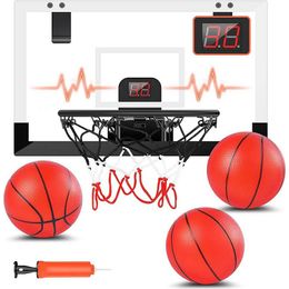 Basketballkorb Mini Basketballkorb 3x Mini Basketball Elektronischer Spielstand