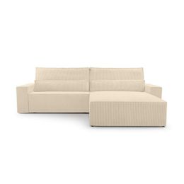 MOEBLO Ecksofa aus Cord DENVER L