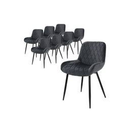 ML-Design Stuhl Esszimmerstühle Set mit Rücken und Armlehnen Polster Küchenstühle