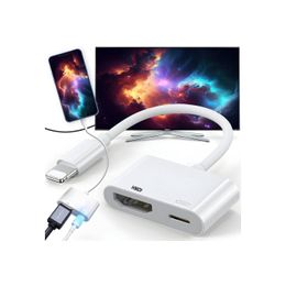 Retoo Lightning HDMI Adapter Konverter Kabel für Apple iPhone iPad 1080P Adapter HDMI zu Lightning
