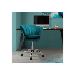 ML-Design Bürostuhl Drehstuhl aus Samt mit Rückenlehne und 5 Rollen höhenverstellbar (1 St)