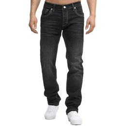 Code47 Regular-fit-Jeans Code47 Herren Jeans Hose Regular Fit Männer Bootcut Denim Five Pocket
