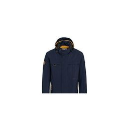 Camel Active Funktionsjacke Camel Active Herren Kurzjacke mit Abnehmbarer Kapuze in blau (1-St) Abnehmbare Kapuze