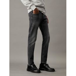 Slim-fit-Jeans Calvin Klein Jeans "SLIM" Gr. 31, Länge 32, grau (denim grey) Herren Jeans Slim Fit in klassischer 5-Pocket-Form