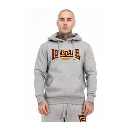 Lonsdale Herren Kapuzensweatshirt schmale Passform HOODED CLASSIC LL002