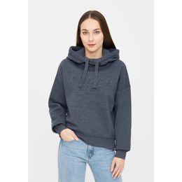 Hoodie Bench. "REAPI" Gr. S (38), blau (navy marl) Damen Sweatshirts -jacken