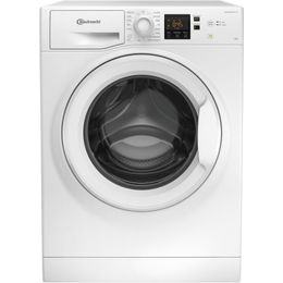A (A bis G) Bauknecht Waschmaschine "WBP 714A" Waschmaschinen weiß Frontlader