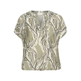Kaffe Bluse 'Elino' Damen Gr&ouml;&szlig;e XXXL khaki / gr&uuml;nmeliert / schwarz