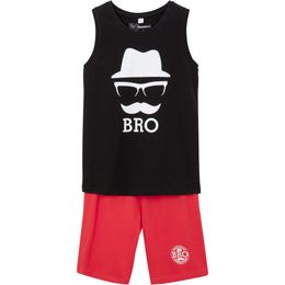 bonprix Jungen Tanktop und kurze Hose (2-tlg.Set) aus Bio Baumwolle