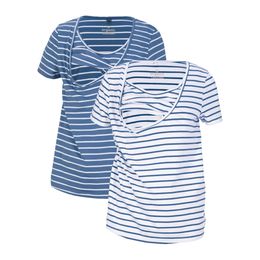 bonprix Umstandsshirt / Stillshirt, 2er Pack mit Bio-Baumwolle