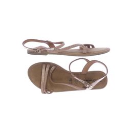 Tamaris Damen Sandale, gold