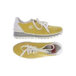 Rieker Damen Sneakers, gelb, Gr. 36