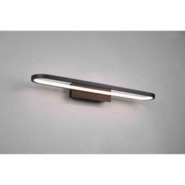 LED-Spiegellampe für modernes Badezimmer Gianni Black IP44 Trio Lighting
