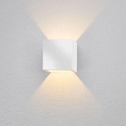 Led Wandleuchte Cube Aluminium in Silber [Gebraucht - Wie Neu] - grey - famlights