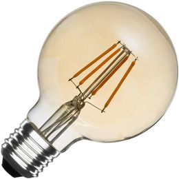 LEDKIA LED-Glühbirne Filament E27 6W 720 lm Dimmbar G80 Gold Warmes Weiß 2700K 360º