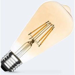 LEDKIA LED-Glühbirne Filament E27 6W 720 lm Dimmbar ST64 Gold Warmes Weiß 2700K 360º