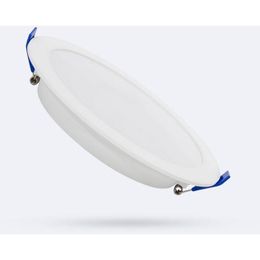 LED Einbaustrahler flach 6W Rund SOLID Ausschnitt Ø 100-110 mm 6500K Nicht Dimmbar Kaltweiß