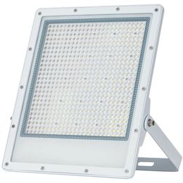 LEDKIA LED-Flutlichtstrahler 150W Dimmbar triac 170 lm/W IP65 elegance Slim pro Weiss Warmes Weiß 3000K 120º43 mm
