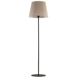 Stehleuchte Richard in Braun und Schwarz E27 - brown - famlights