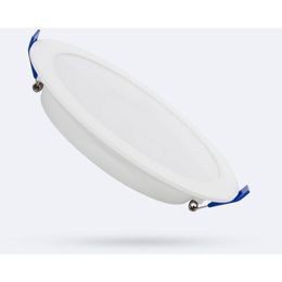 LED Einbaustrahler flach 12W Rund SOLID Ausschnitt Ø 140 mm 6500K Nicht Dimmbar Kaltweiß