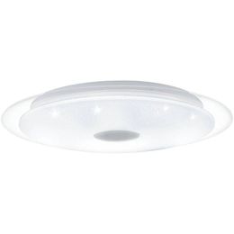 Led Deckenleuchte Lanciano 1 in Weiß und Transparent 18,8W - white - Eglo