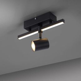 Paul Neuhaus LED Wand- und Deckenleuchte Barik in Schwarz 4,5W - black