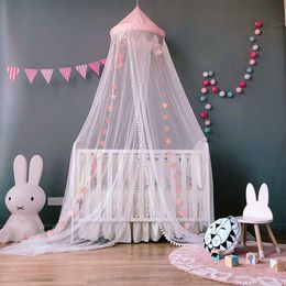 Moskitonetz, Betthimmel Moskitonetz Vorhang für Baby Kind mit leuchtenden Sternen Betthimmel Netting, Prinzessin Bettzelt Dekoration -Pink - Rhafayre