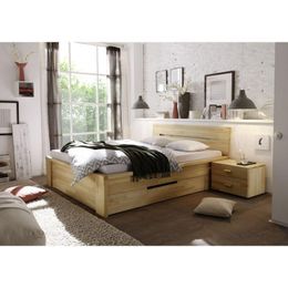 Massivholzbett Schlafzimmerbett - roni - Bett Kernbuche 160x200 cm