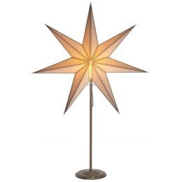 STAR TRADING - Stehleuchte Nicolas in Beige und Messing E14 900mm - beige