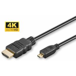 HDM19192V2.0D HDMI-Kabel 2 m hdmi Typ d (Micro) hdmi Typ a (Standard) Schwarz - MicroConnect
