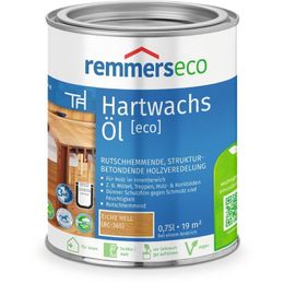 Remmers Hartwachs-Öl [eco] eiche hell, 0,75 Liter, Hartwachsöl für innen, natürliche Basis, Beize, Öl und Versiegelung in einem, nachhaltig, vegan - eiche