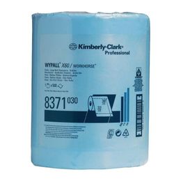 Kimberly-Clark 8371 Wischtuch WYPALL X60 8371 L380xB315ca. mm blau 1-lagig, perf