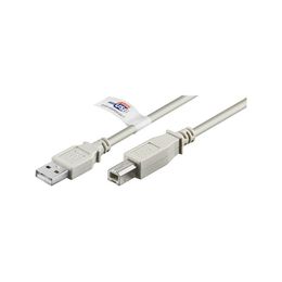 goobay 50832 - USB 2.0 Kabel mit USB Zertifikat A-Stecker B-Stecker, 3 m (50832)