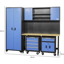 Güde Güde - Werkstattwagen Werkstatt-Set gws 6 Werkstattschrank Werkbank Lochwand