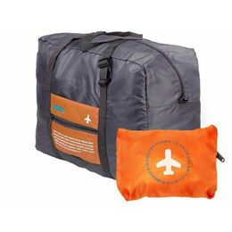 Faltbare Duffle Bag mit Aufbewahrungstasche - Orange