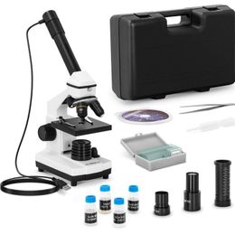 STEINBERG SYSTEMS Mikroskop LED Lichtmikroskop USB-Kamera 20- bis 1280-fach Vergrößerung im Koffer