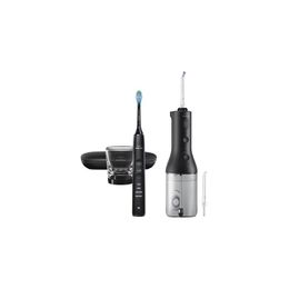 Philips Elektrische Zahnbürste Sonicare DiamondClean 9000 HX3866/43 - tooth brush and oral irrigator set - black