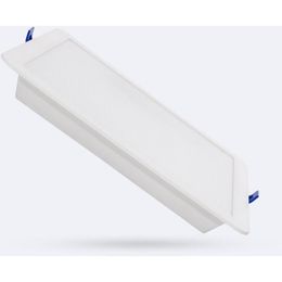 Led Einbaustrahler flach 18W Eckig solid Ausschnitt 210x210 mm 4000K Nicht Dimmbar Neutralweiß