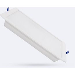 Led Einbaustrahler flach 24W Eckig solid Ausschnitt 210x210 mm 3000K Nicht Dimmbar Warmweiß