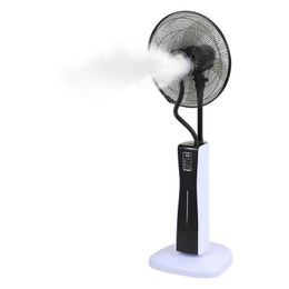 Stand Ventilator mit 3-stufiger Wasser-Vernebelung inkl. Multifunktions-Fernbedienung. Luftbefeuchter mit elektronischem Timer - HENGDA
