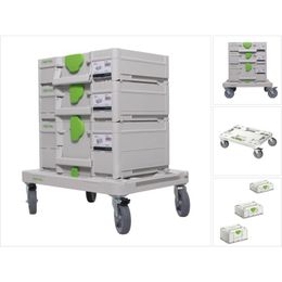 Rollbrett sys-rb + Systainer SYS3 m 112 + m 137 + m 187 - FESTOOL